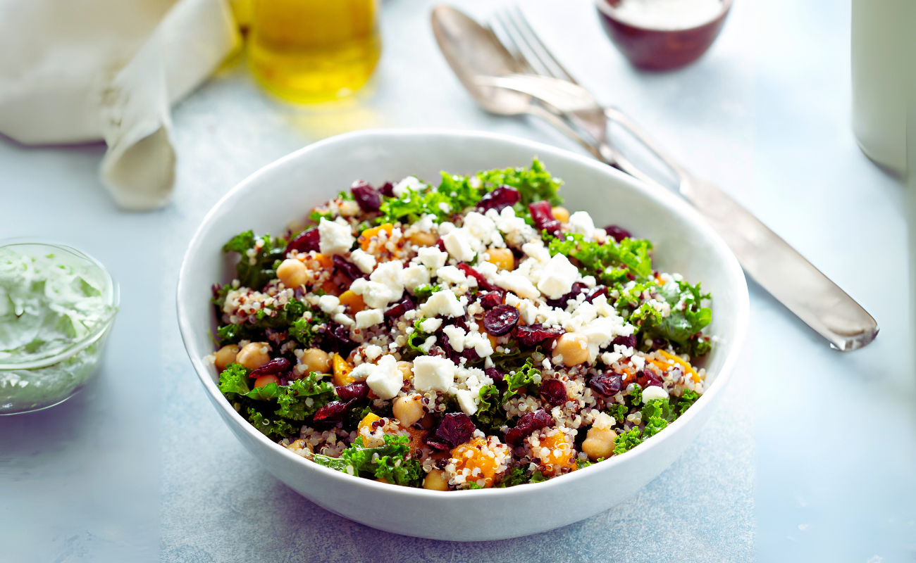Farro Salad Raisins & Dried Cranberries - Debu Magazine