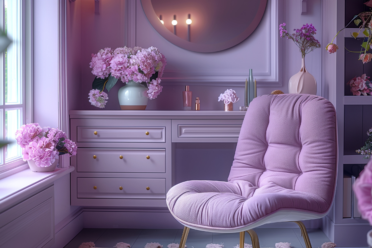 The Allure of Violet: Transforming Interior Design in 2025 - Debu Magazine